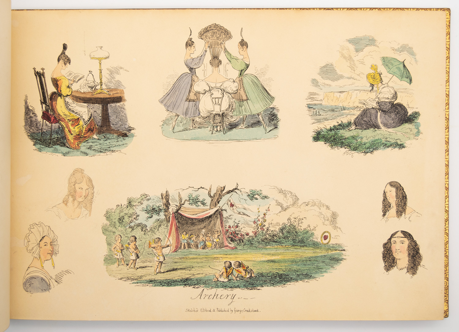 My Sketch Book [Nos. I-IX, complete] by CRUIKSHANK, George: (1833 ...