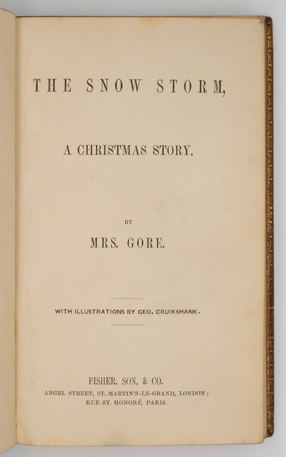 The Snow Storm, a Christmas Story; New Year's Day, a Winter's Tale; The ...