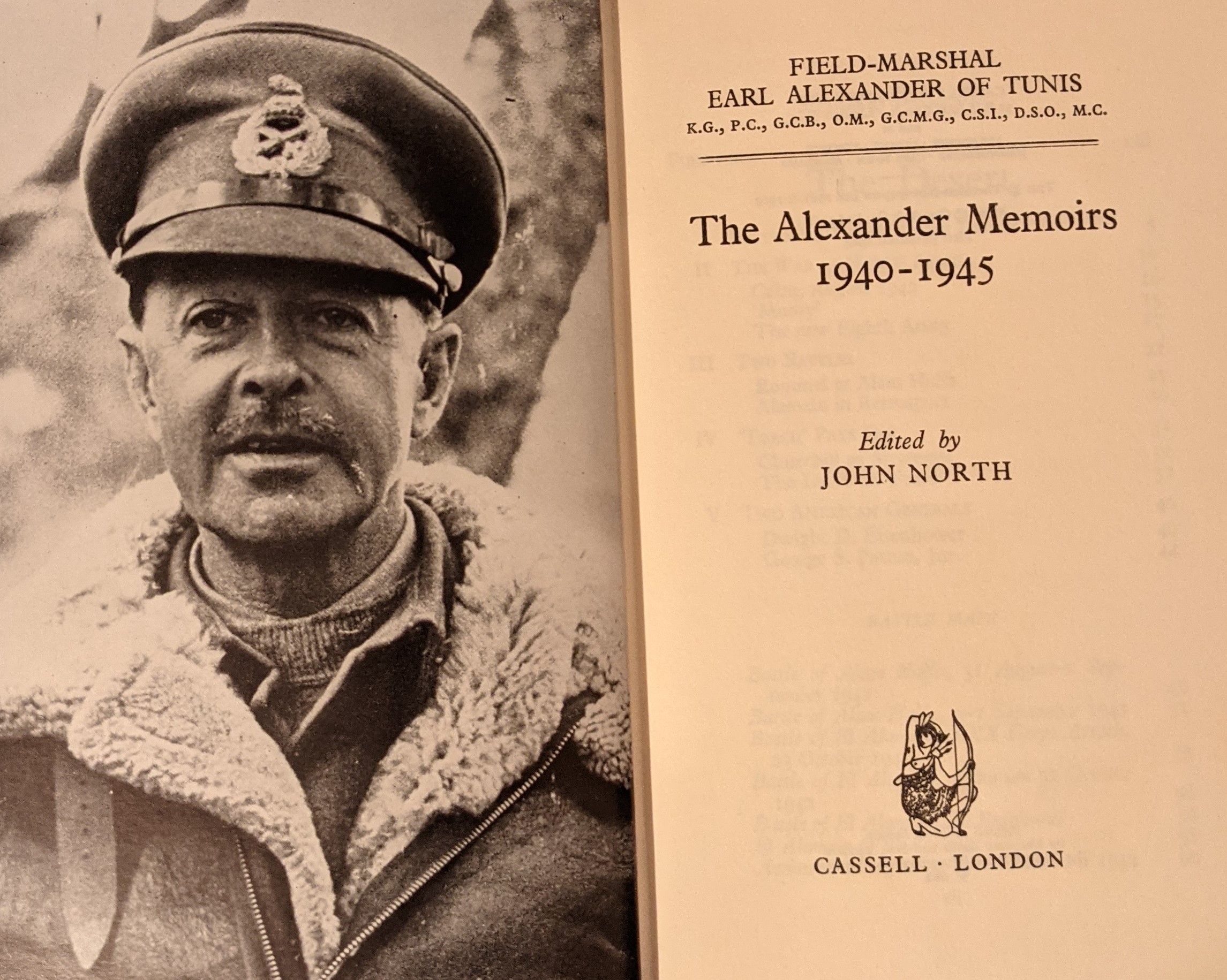 The Alexander Memoirs 1940-1945: Field-Marshal Earl Alexander of Tunis ...