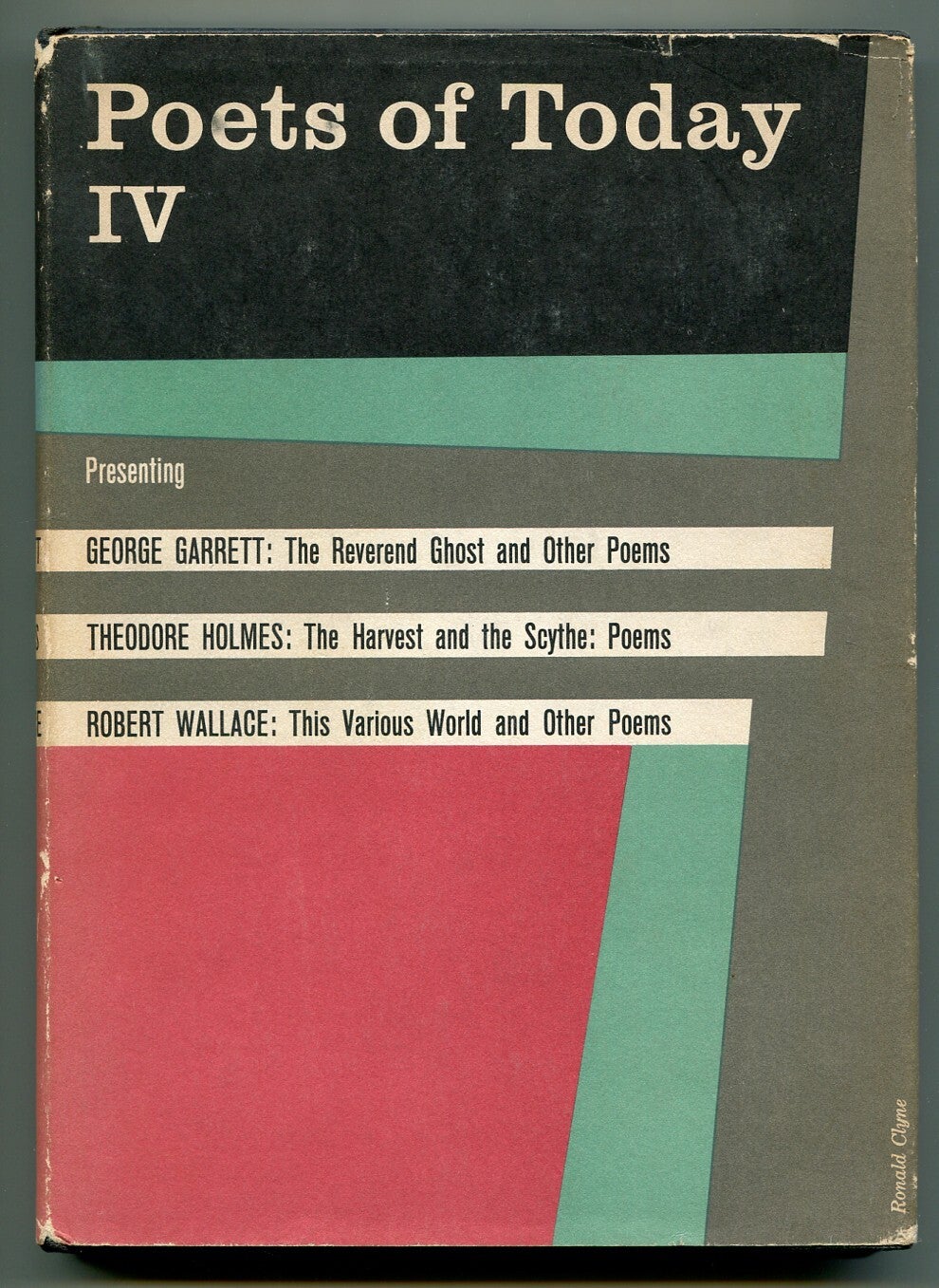 Poets of Today IV: George Garrett, Theodore Holmes, Robert Wallace by ...