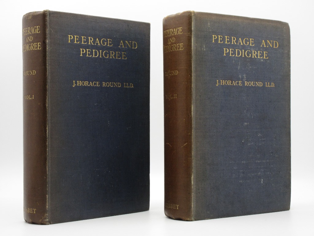 Peerage and Pedigree. Studies in Peerage Law and Family History ...