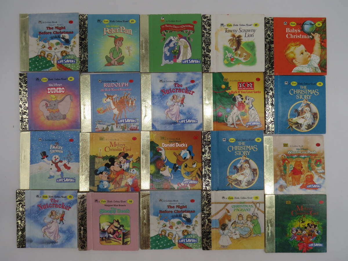 20 LITTLE LITTLE GOLDEN BOOKS (MINIATURE BOOKS): Very Good+ Hardcover ...