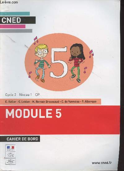 CNED : Anglais, module 5, cahier de bord - Cycle 2, niveau 1, CP by ...