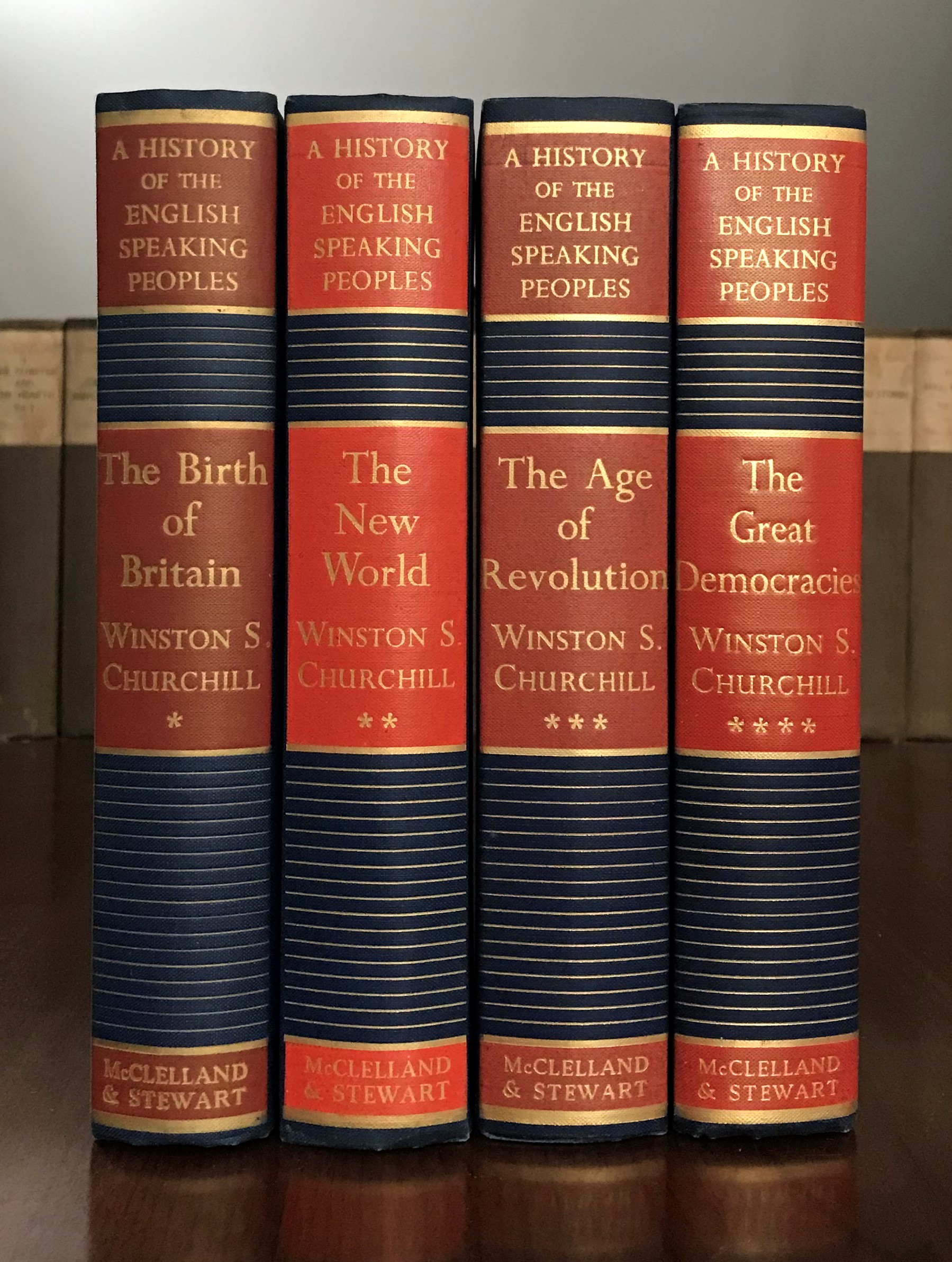 A History of the English-Speaking Peoples [four volumes, complete set ...