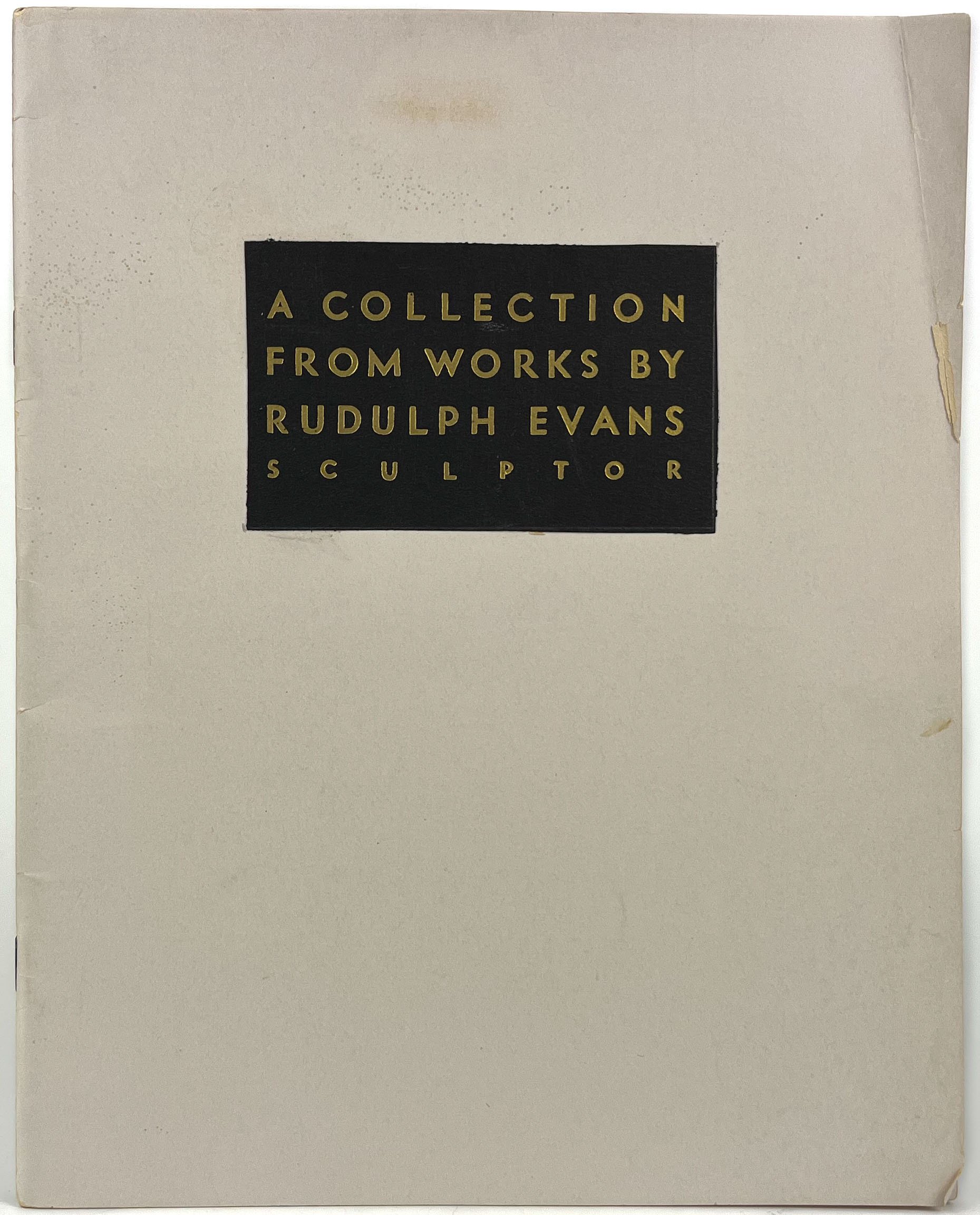 A Collection from Works by Rudulph Evans Sculptor Member of National ...