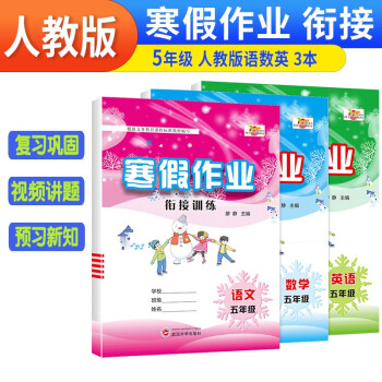 Primary school winter vacation homework cohesion special training 5th ...