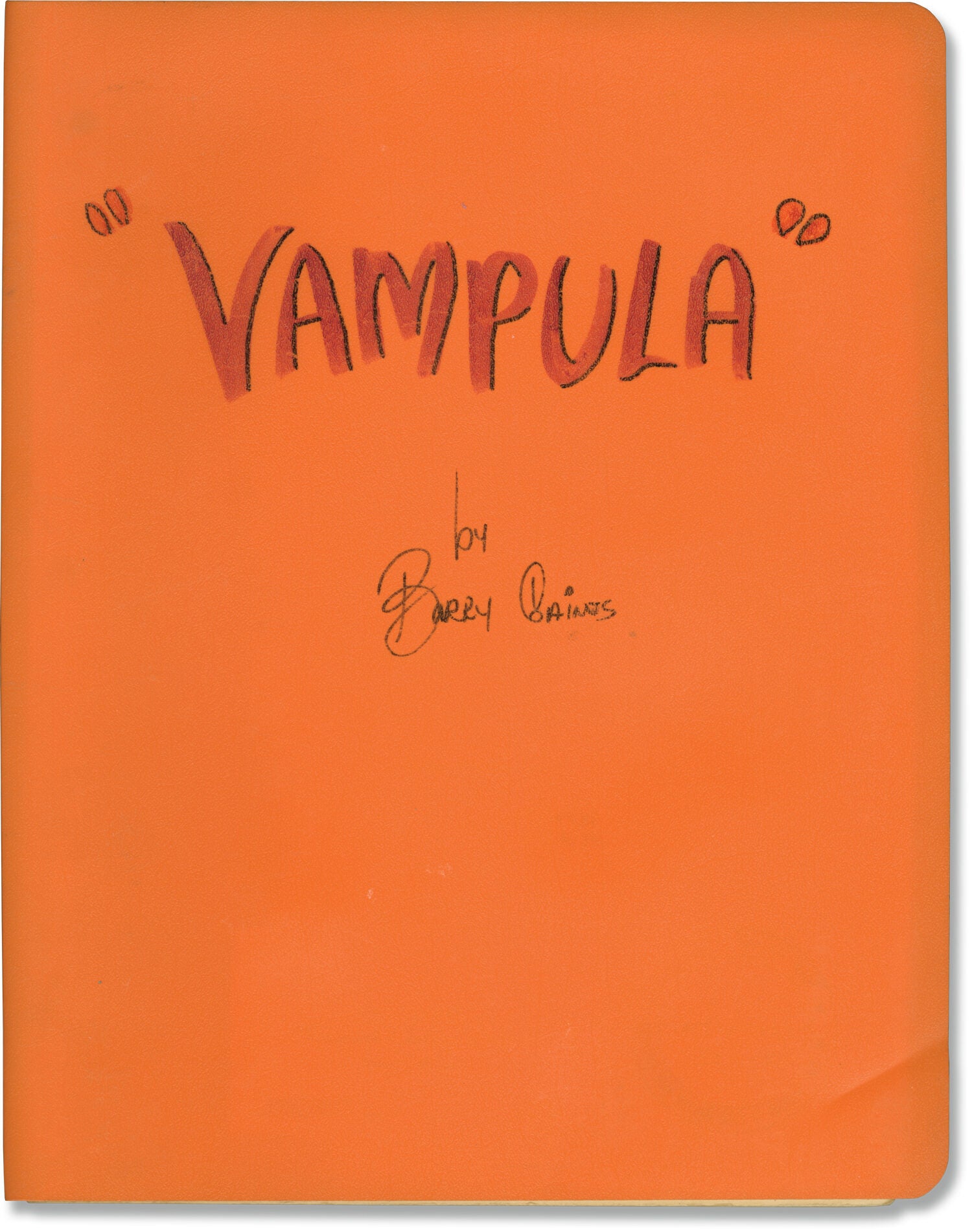 Vampula (Original screenplay for an unproduced film) von Barry Gaines ...