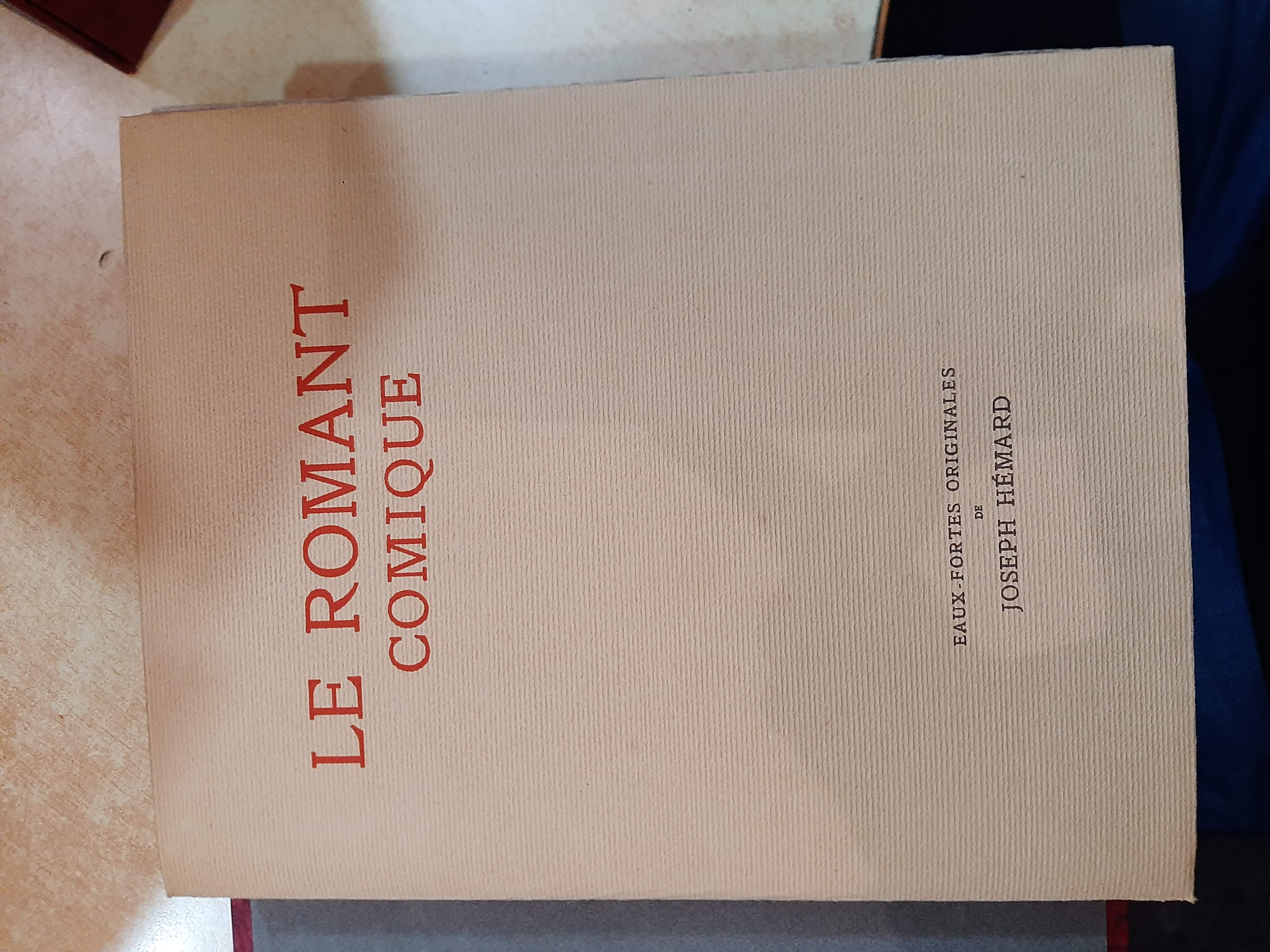 LE ROMAN COMIQUE Illustré d'Eaux-fortes originales en couleurs par ...