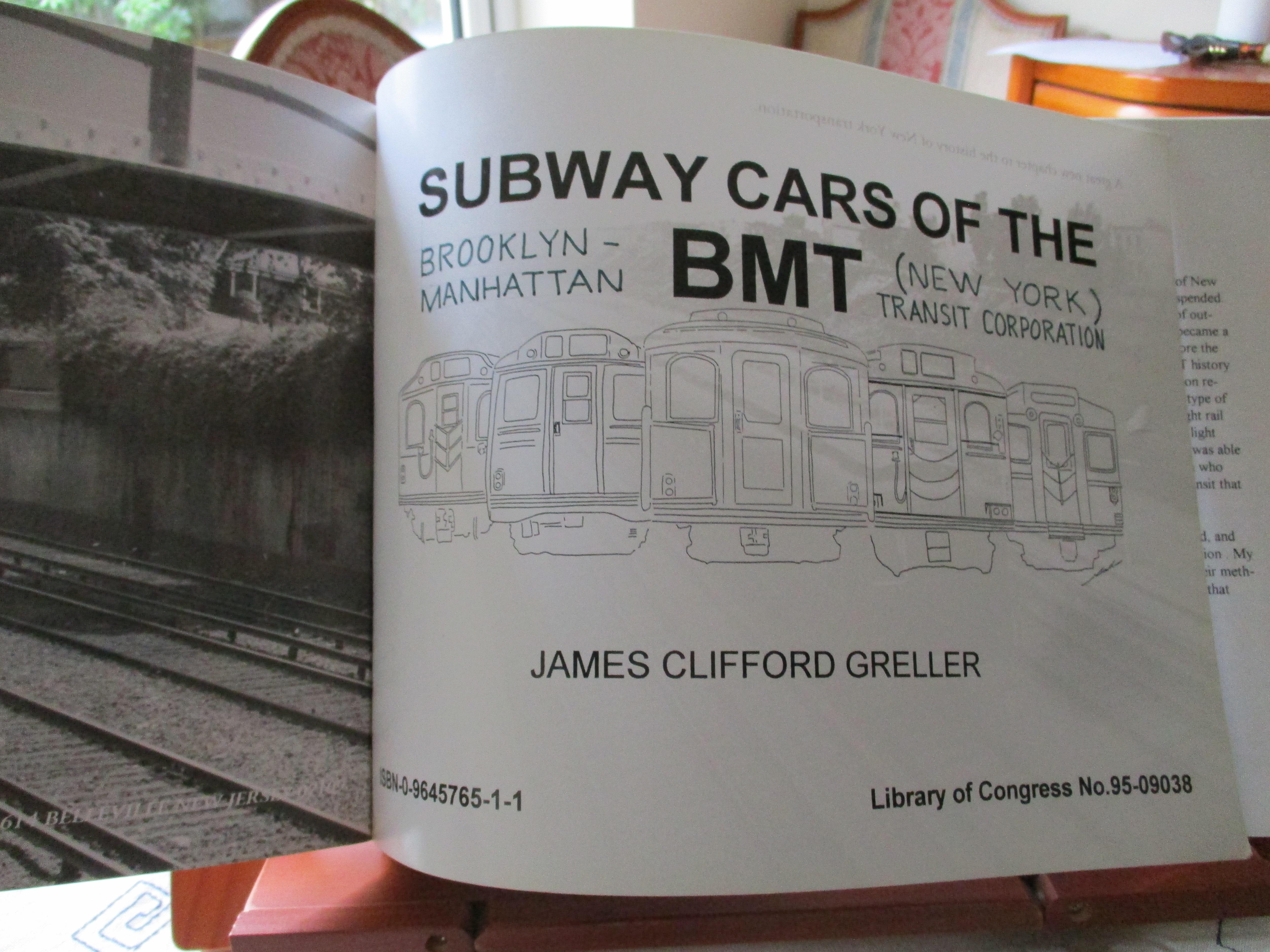 Subway Cars of the BMT by Greller, James Clifford: Good Soft cover ...