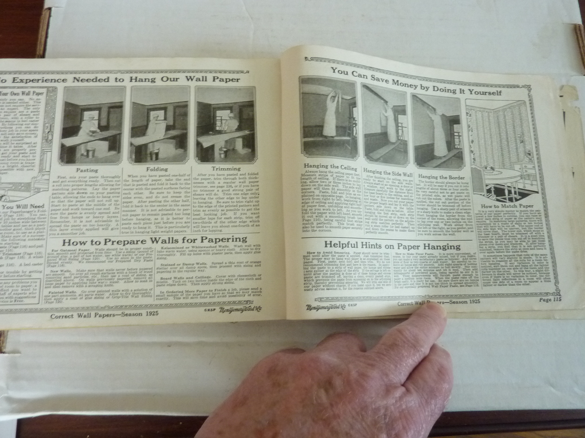 Correct Wall Papers: Fine Soft cover (1925) 1st Edition. | Discovery ...