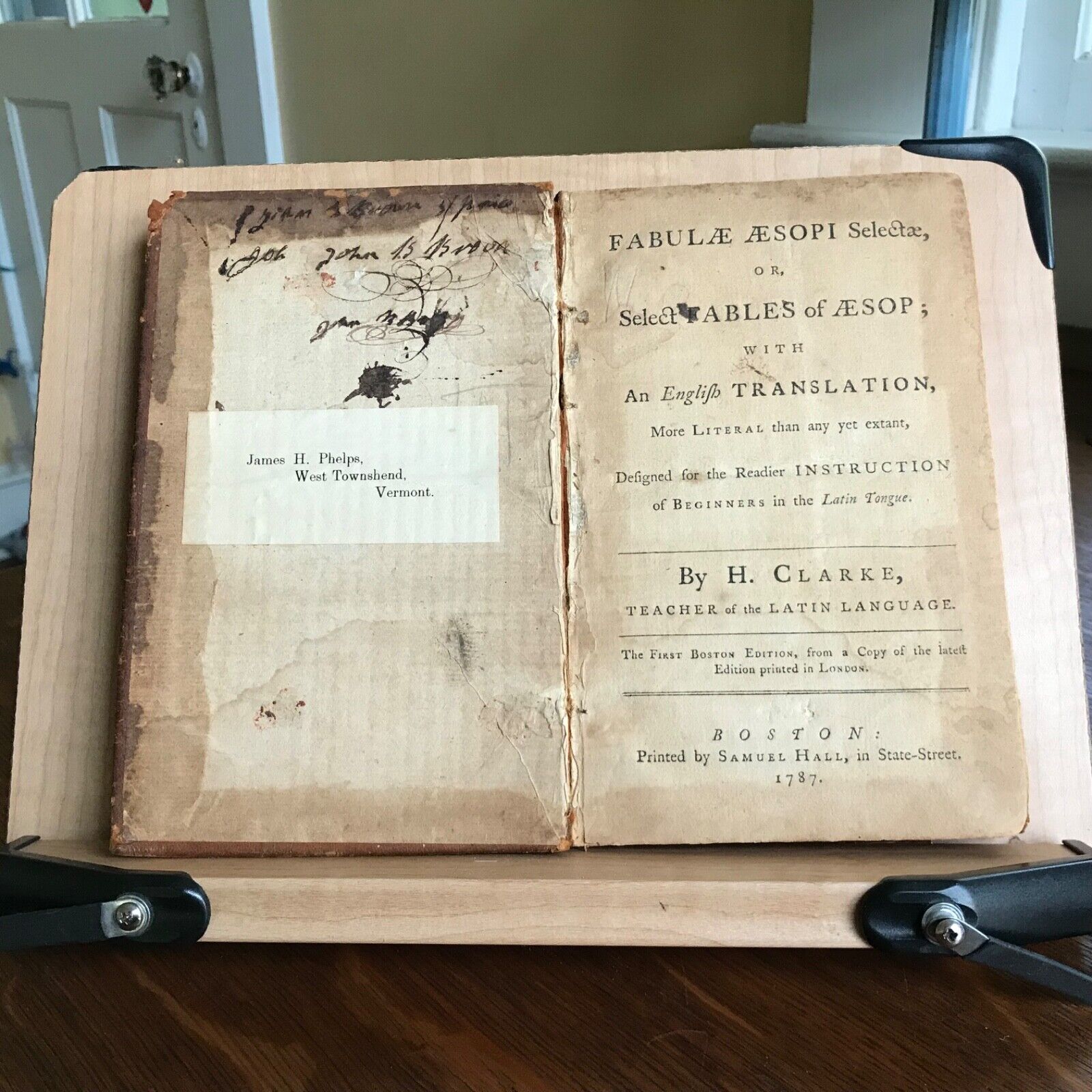 Fabulae Aesopi Selectae Or, Select Fables of Aesop; with An English ...