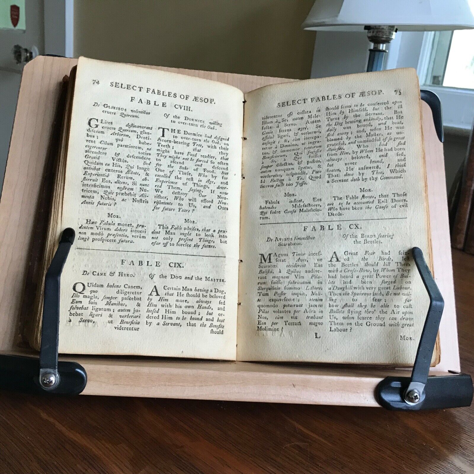 Fabulae Aesopi Selectae Or, Select Fables of Aesop; with An English ...