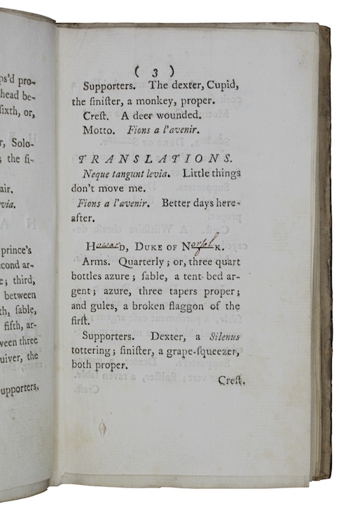 The Heraldry of Nature; or, instructions for the king at arms ...