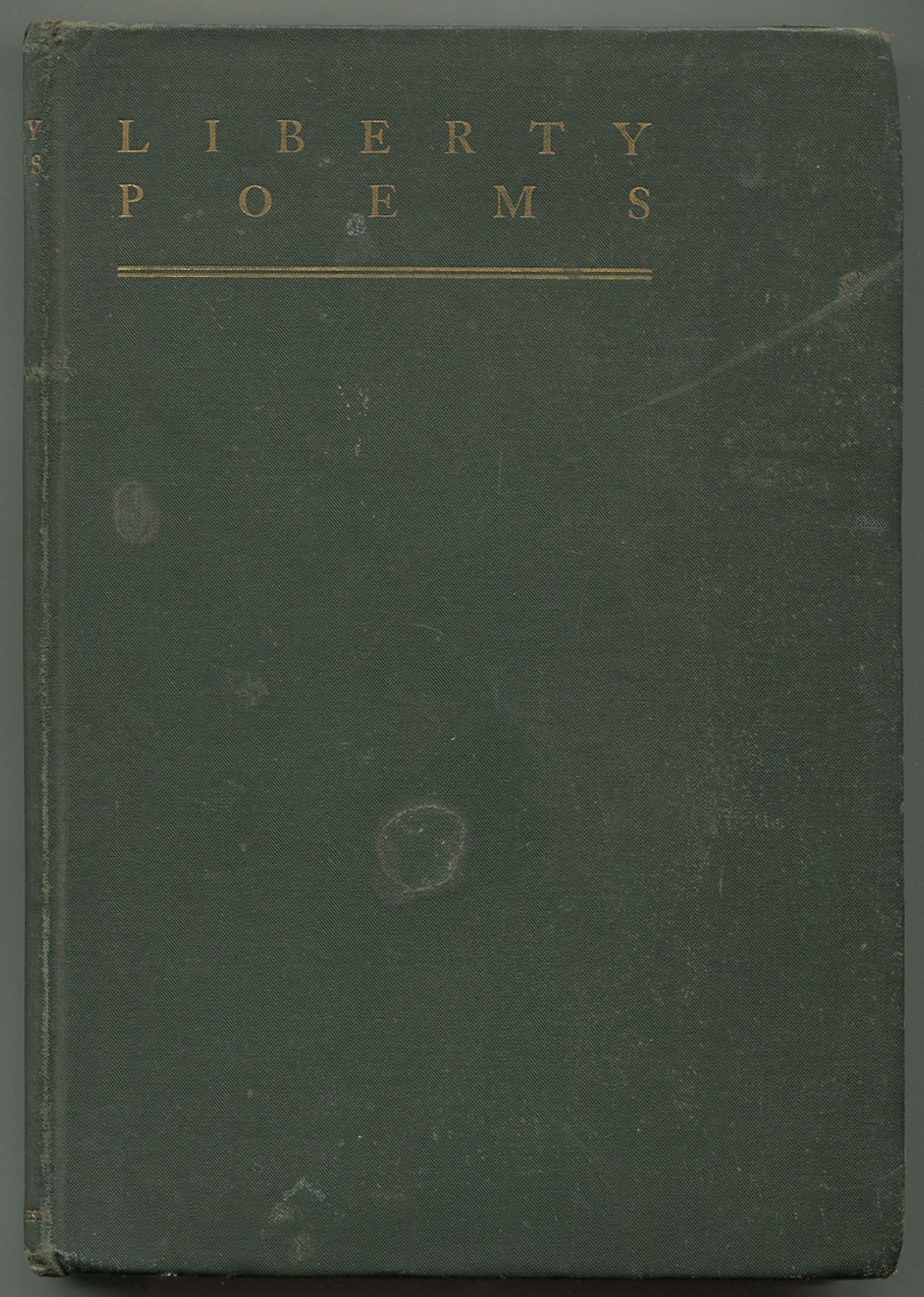 Liberty Poems: Inspired by the Crisis of 1898-1900: Good Hardcover ...