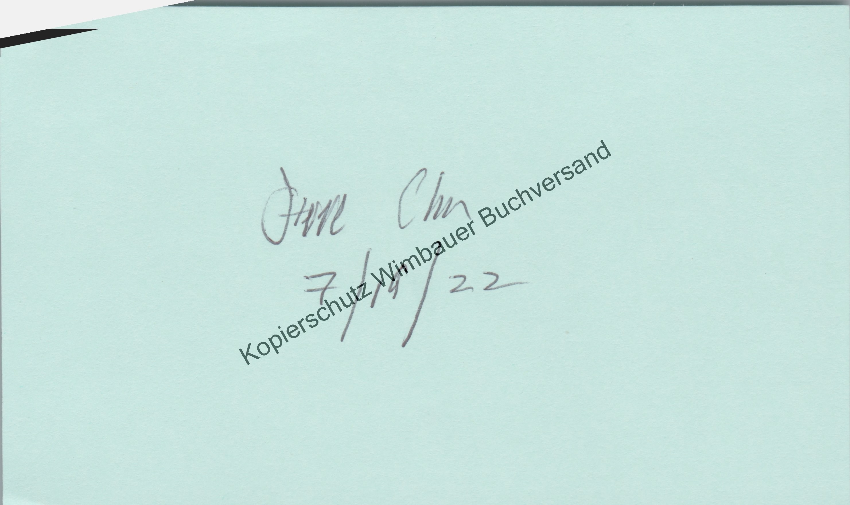 Original Autogramm Steven Chu Nobelpreis 1997 Nobel Prize /// Autogramm ...