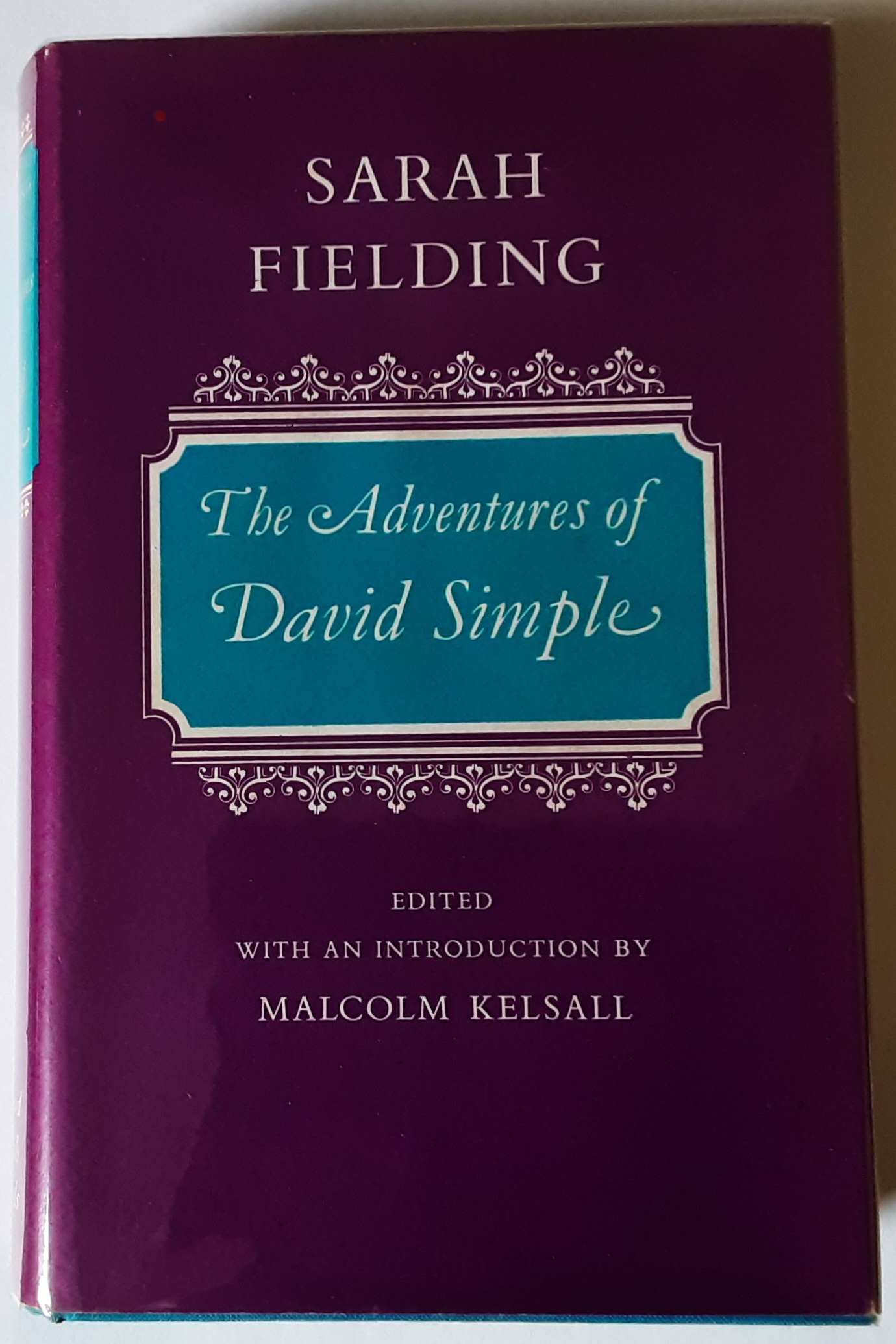 The Adventures of David Simple by Fielding, Sarah: Very good plus ...