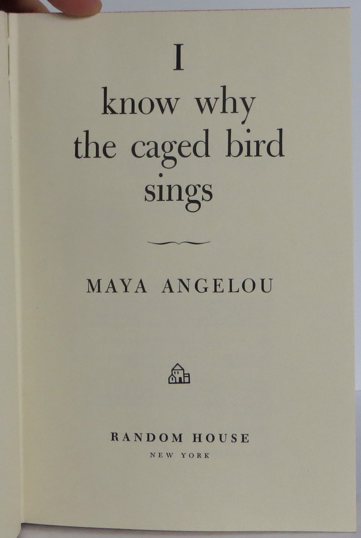 I Know Why the Caged Bird Sings by Angelou, Maya: fine hardcover (1969 ...