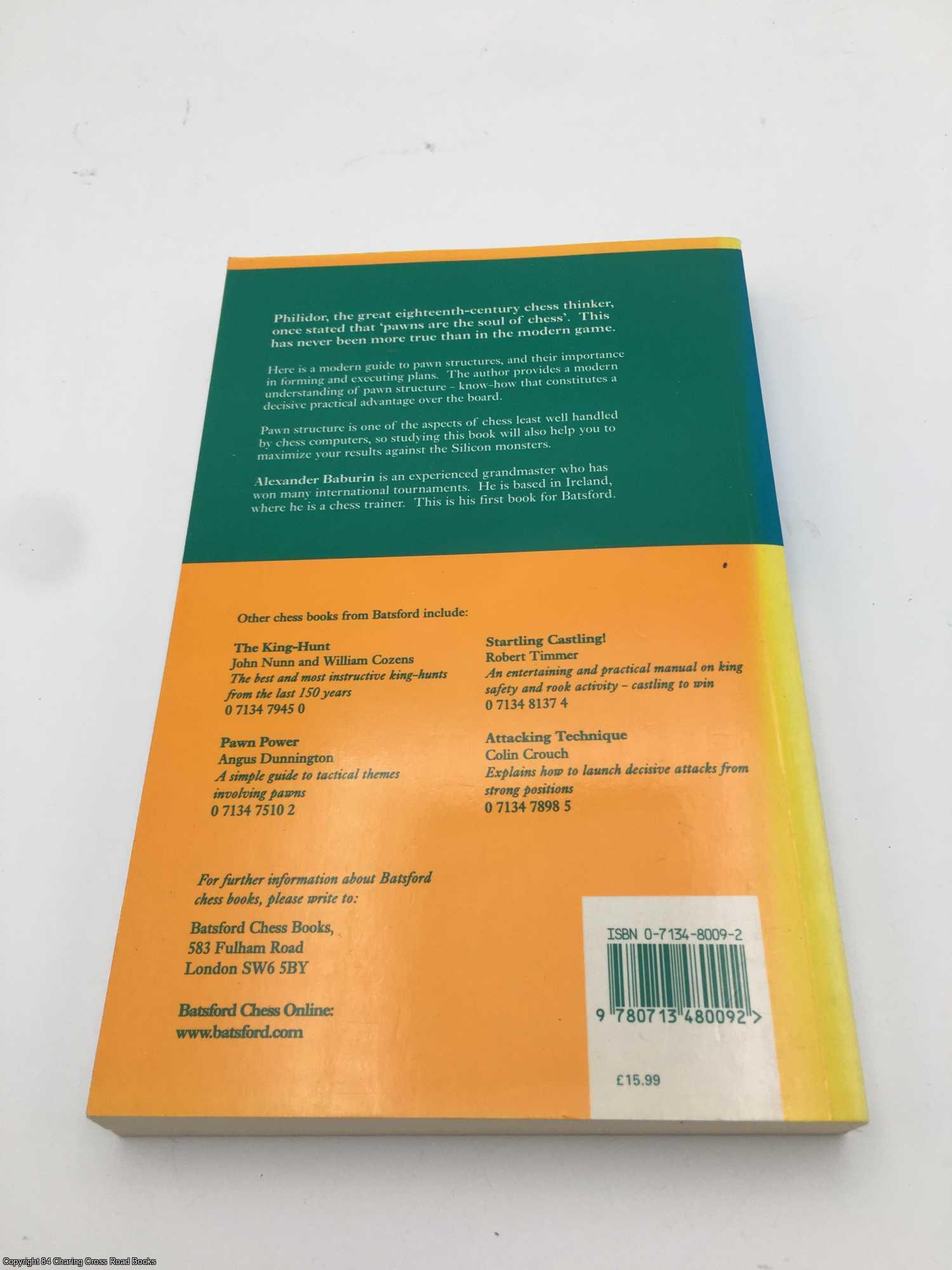 Winning Pawn Structures by Baburin, Alexander: Collectable - Very Good ...