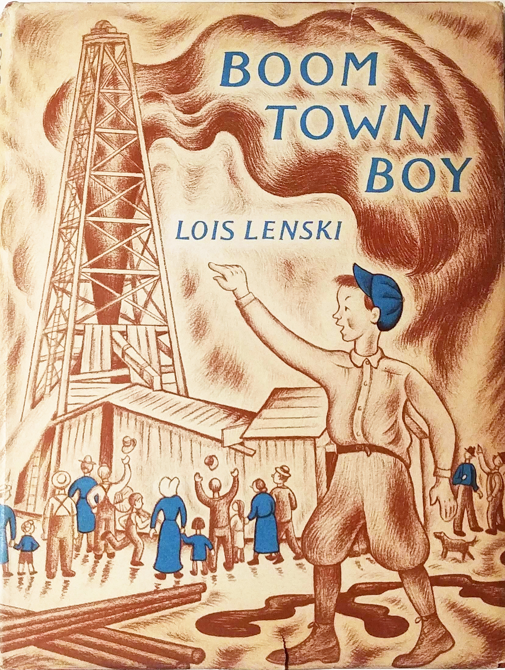 Boom Town Boy von Lenski, Lois: Near Fine Pictorial Cloth (1948) Stated ...