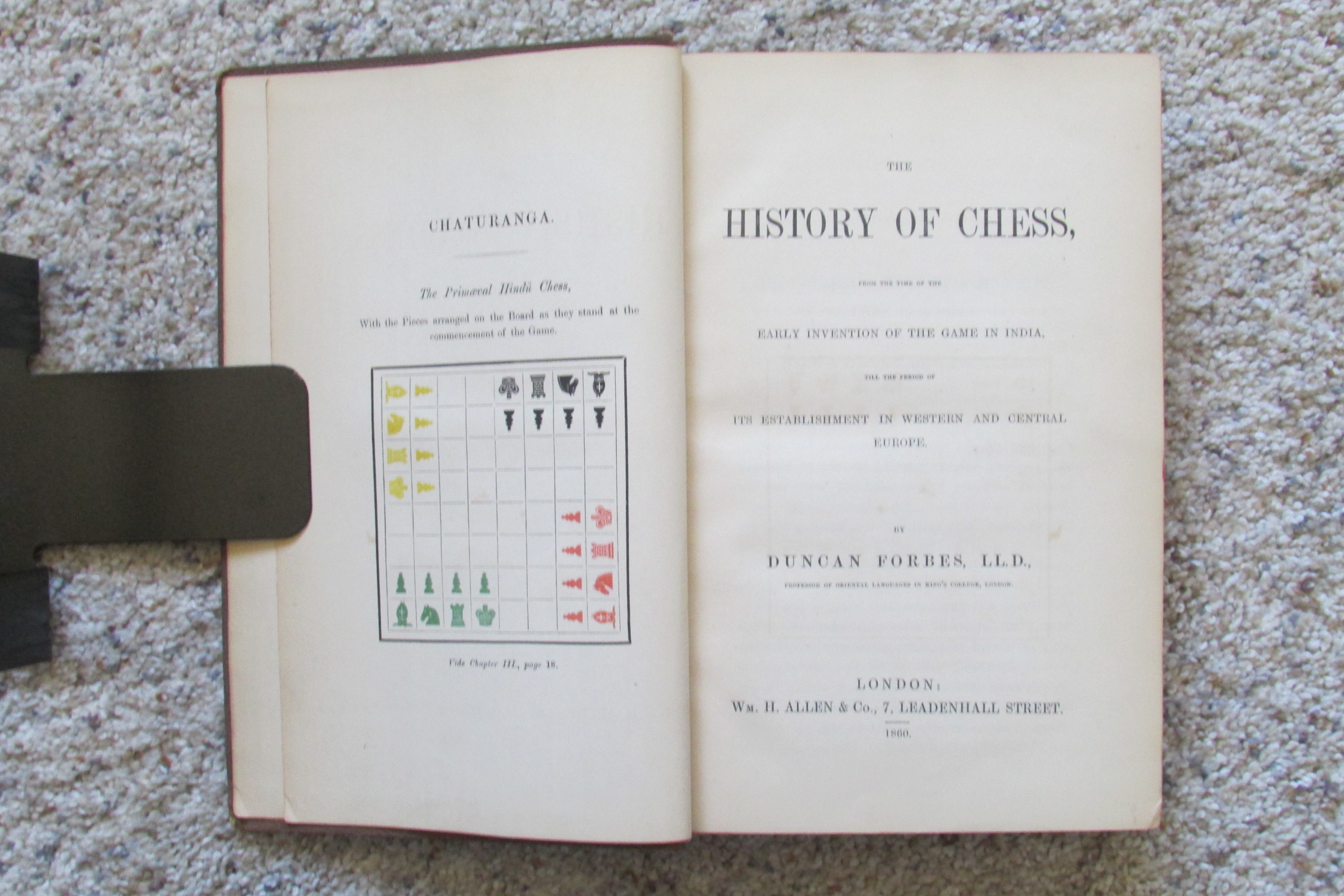 The History of Chess, From the Time of the Early Invention of the Game ...