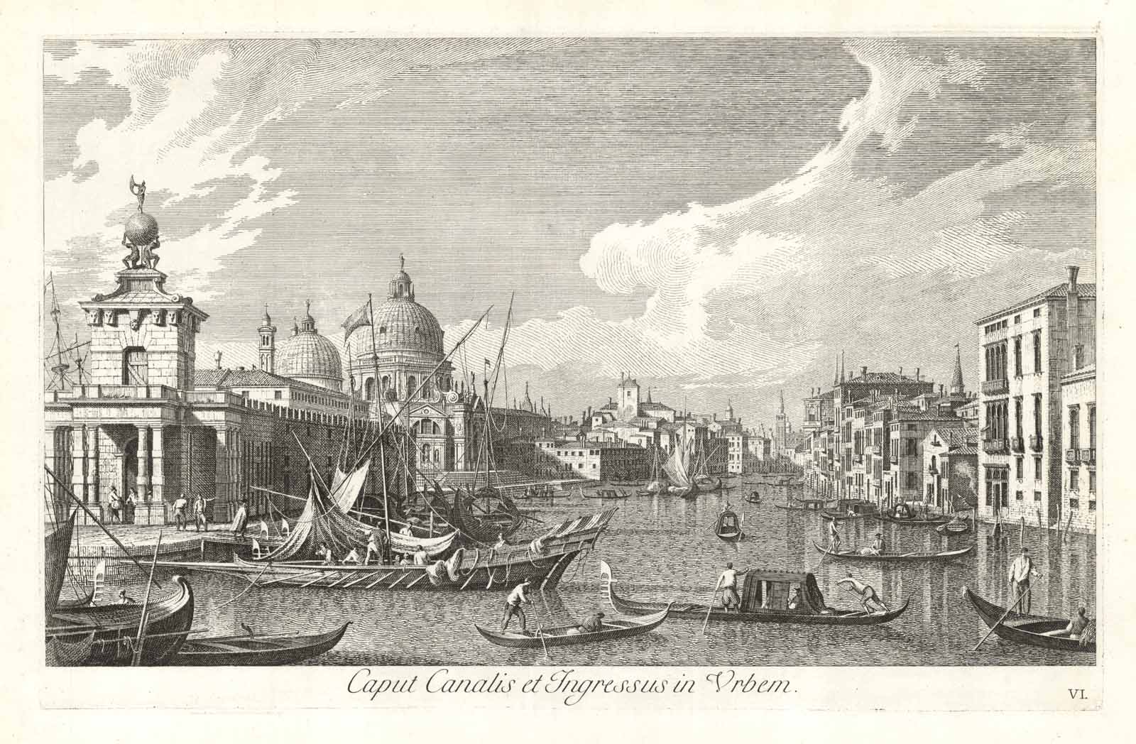 Caput Canalis et Ingressus in urbem by Visentini Antonio inc. - Antonio Canal detto Canaletto ...