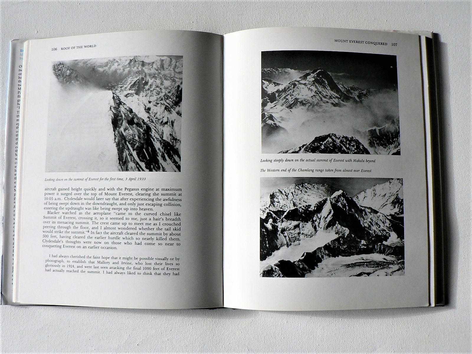 Roof of the world: Man's first flight over Everest by (Lord) Douglas ...