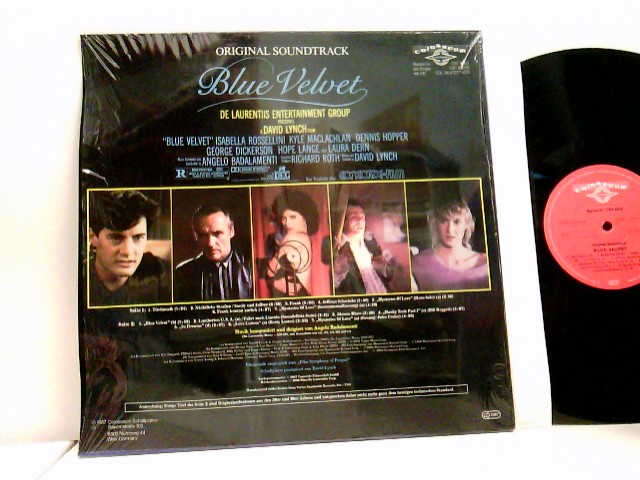 Blue Velvet - Original Soundtrack de Badalamenti, Angelo:: Sehr gut LP ...