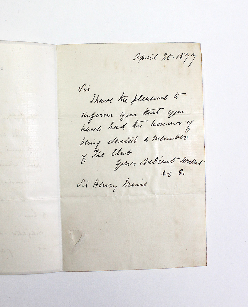 An Original Handwritten Letter Signed by Historian and Novelist James ...