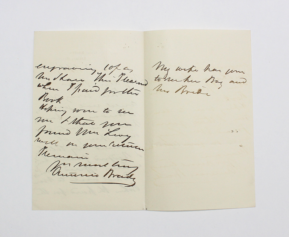 An Original Handwritten Letter Signed by English Naturalist/ Social ...