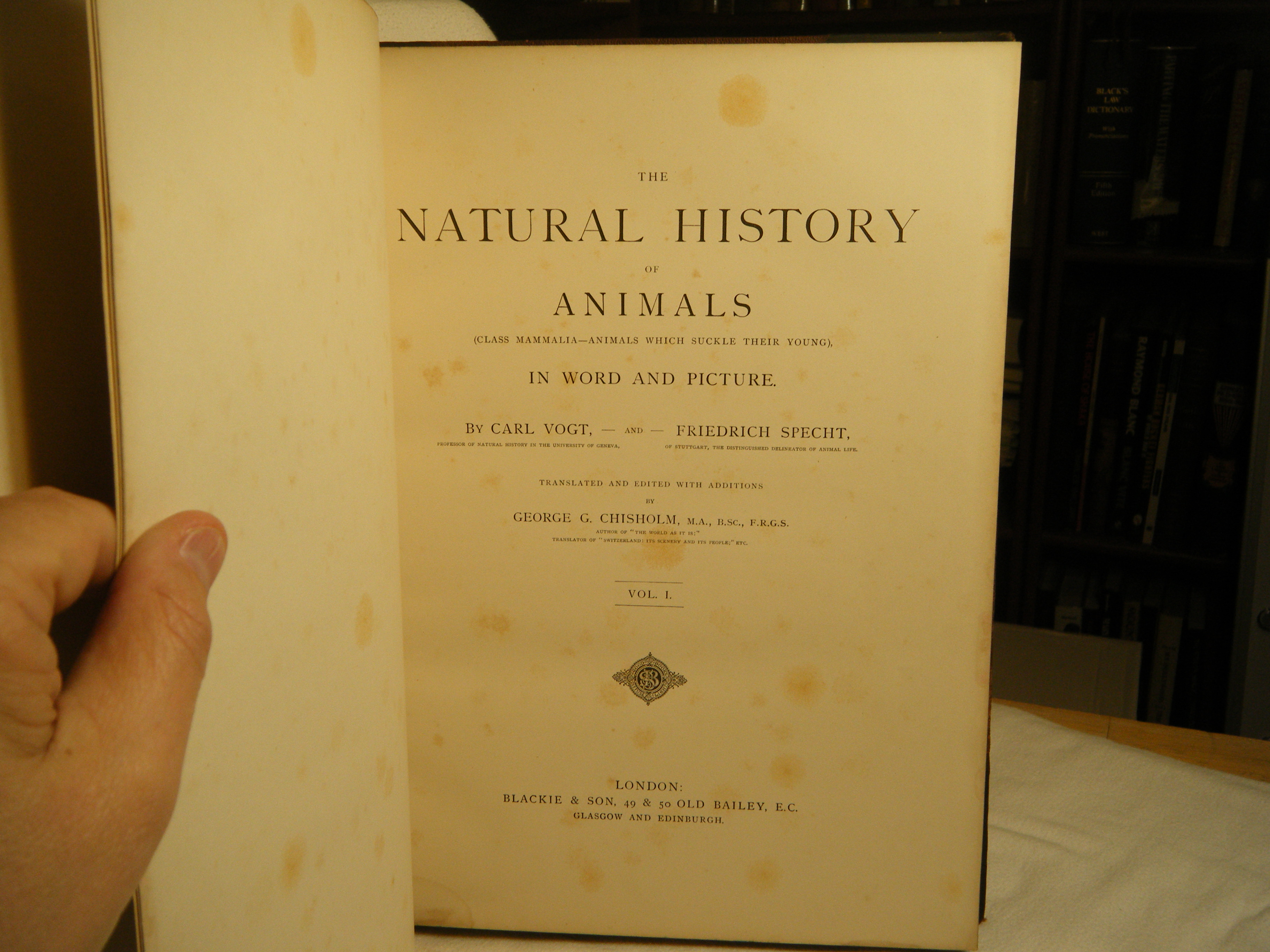 The Natural History of Animals in Word and Picture (class mammalia ...