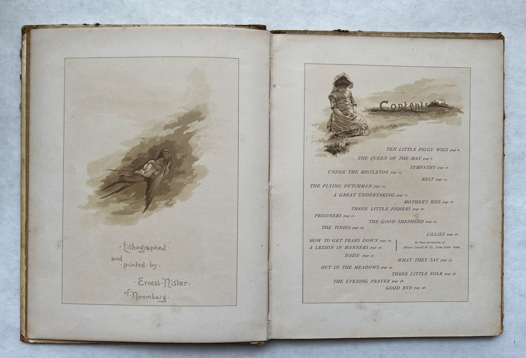 Under the Mistletoe by Lawson, Lizzie; Mack, Robert Ellice; Nister ...