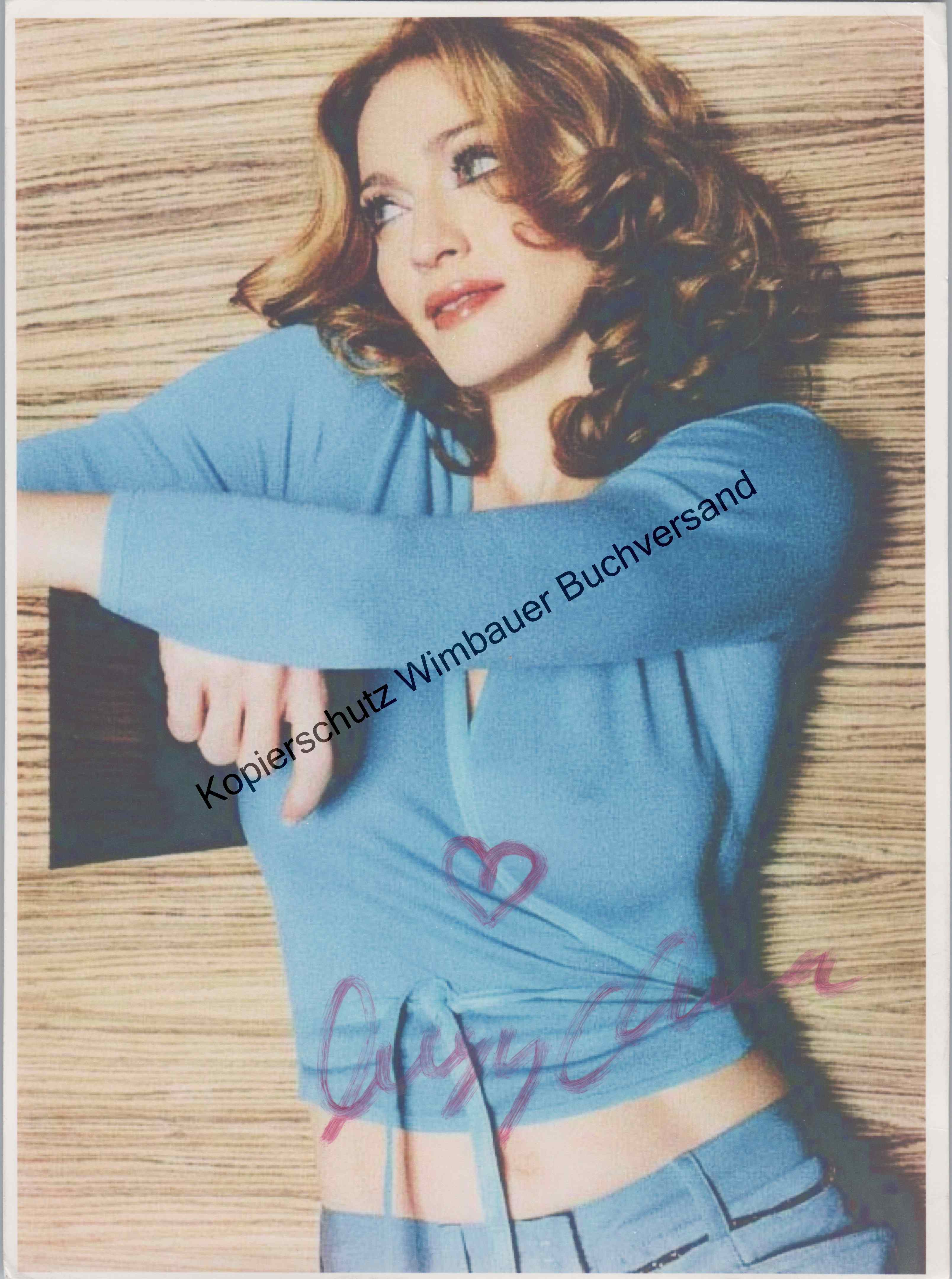 Original Autogramm Madonna /// Autograph signiert signed signee by ...