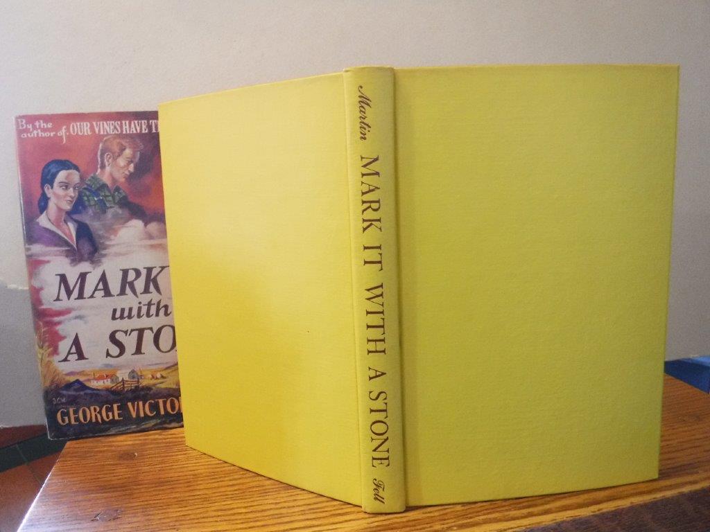 Mark It with a Stone by Martin, George Victor: Fine Hardcover (1947 ...