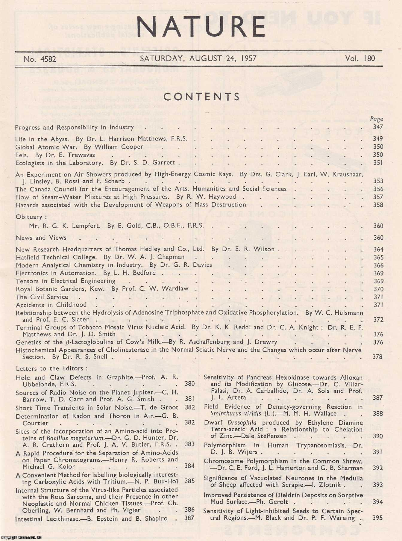 Hazards associated with the Development of Weapons of Mass Destruction ...