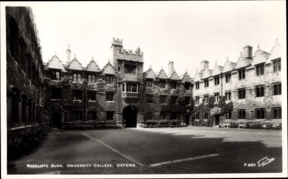 Ansichtskarte / Postkarte Oxford Oxfordshire England, Radcliffe Quad ...