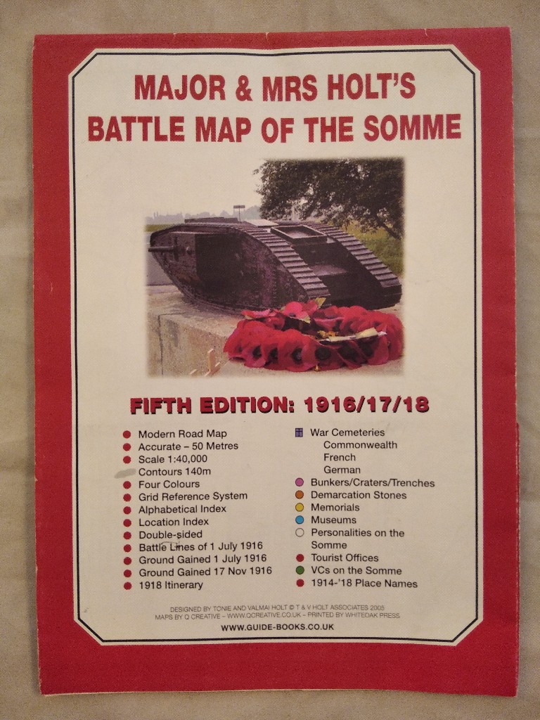 Major & Mrs Holt s Battle Map of the Somme 1916/17/18. by Ohne Autoren ...