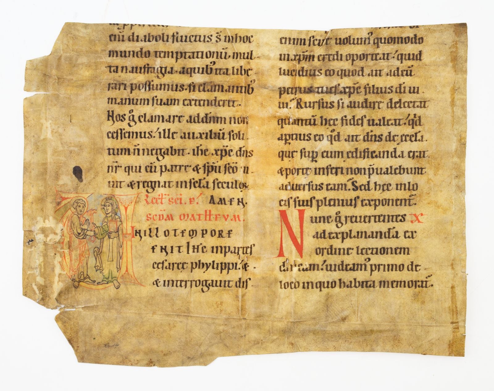 TEXT FROM A HOMILIARY IN LATIN von A FRAGMENT FROM A VERY LARGE ...