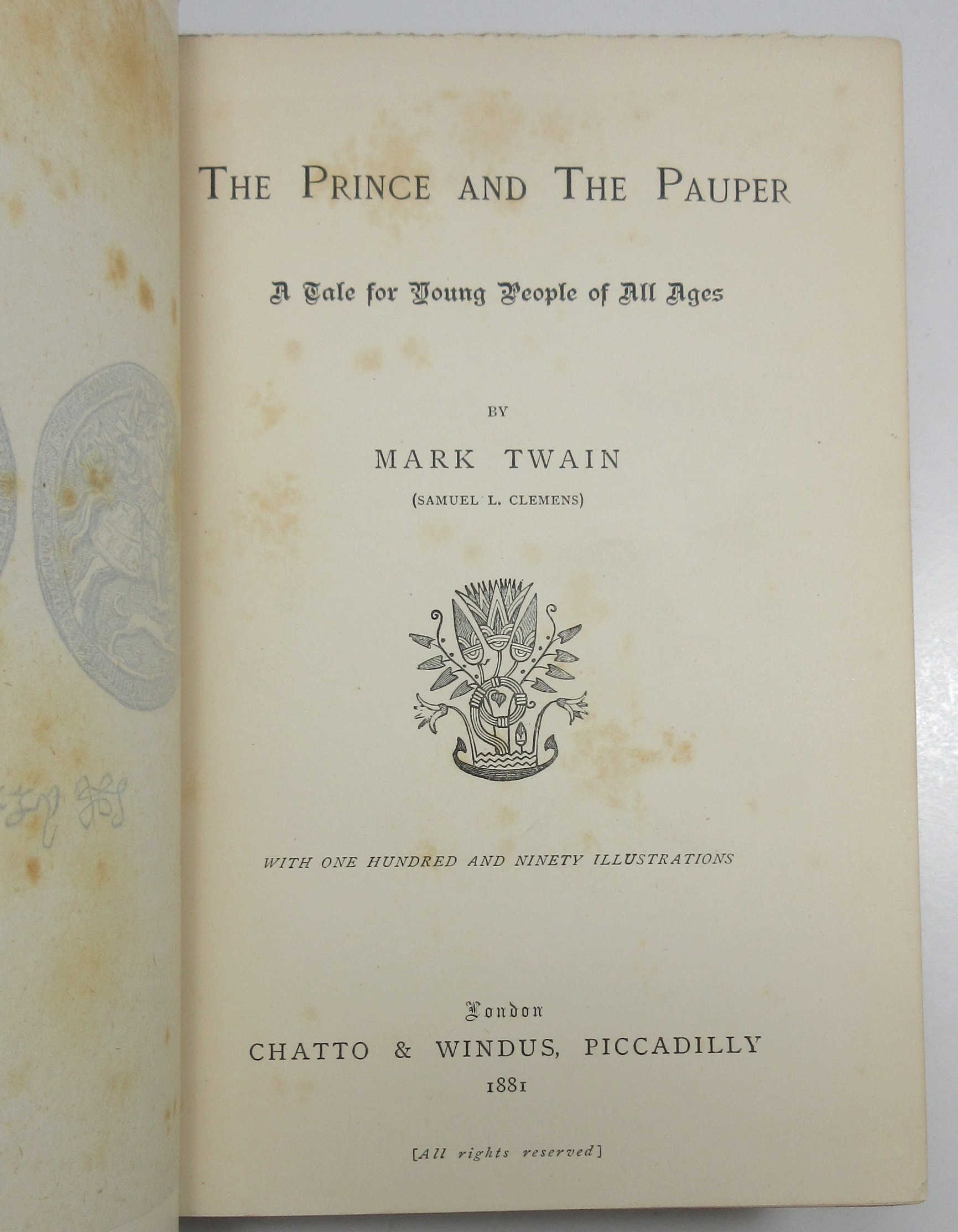 The Prince & The Pauper A Tale For Young People of All Ages by TWAIN ...