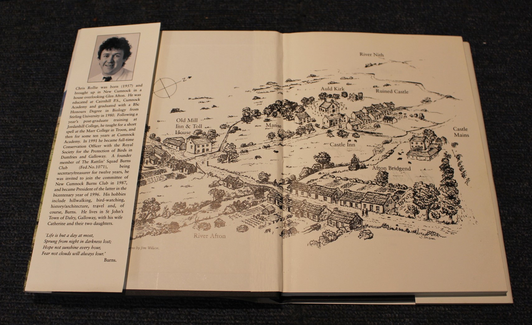 Robert Burns and New Cumnock 'Flow Gently Sweet afton' by Rollie, Chris ...