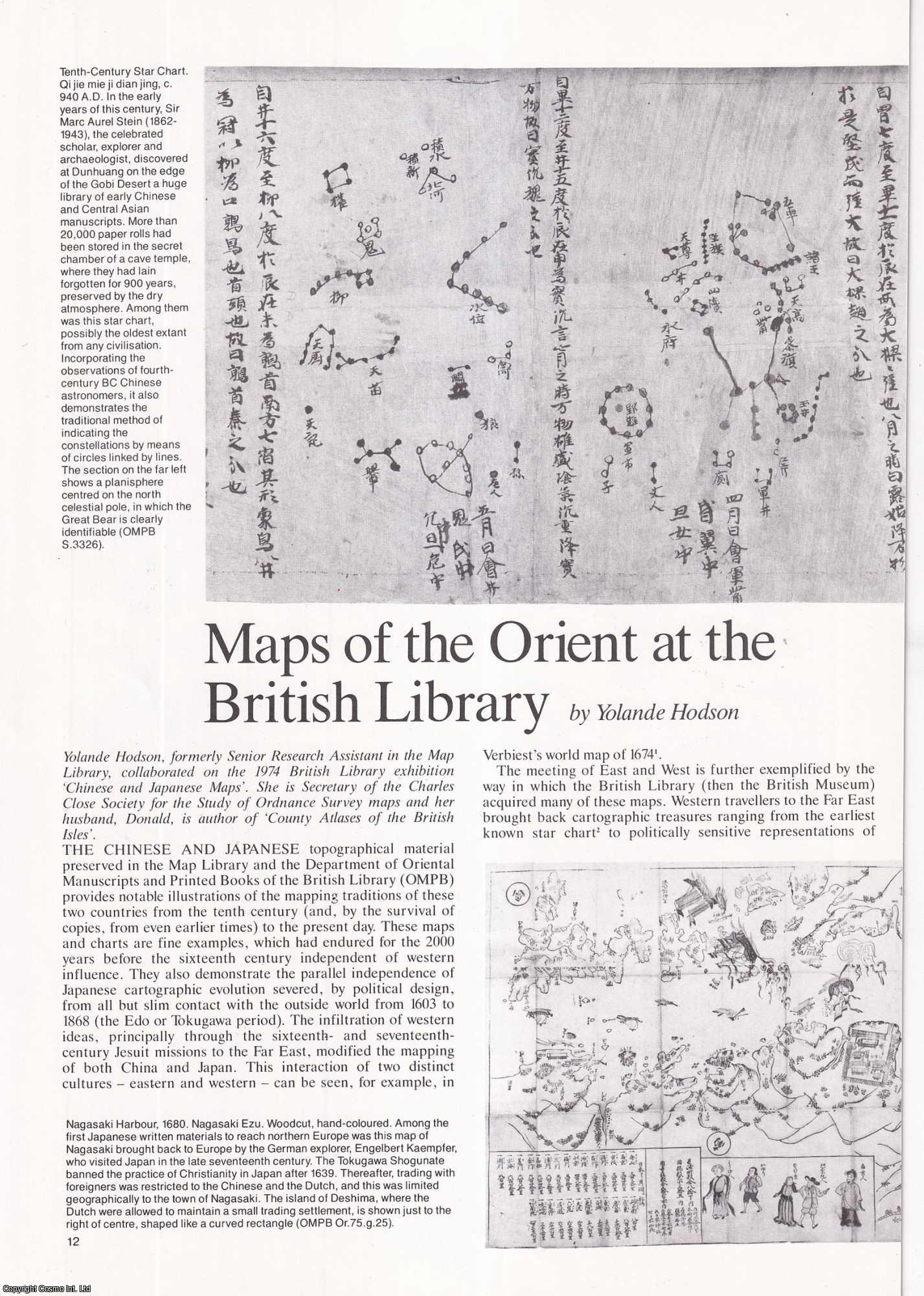Maps of the Orient at the British Library. An original article from Map ...