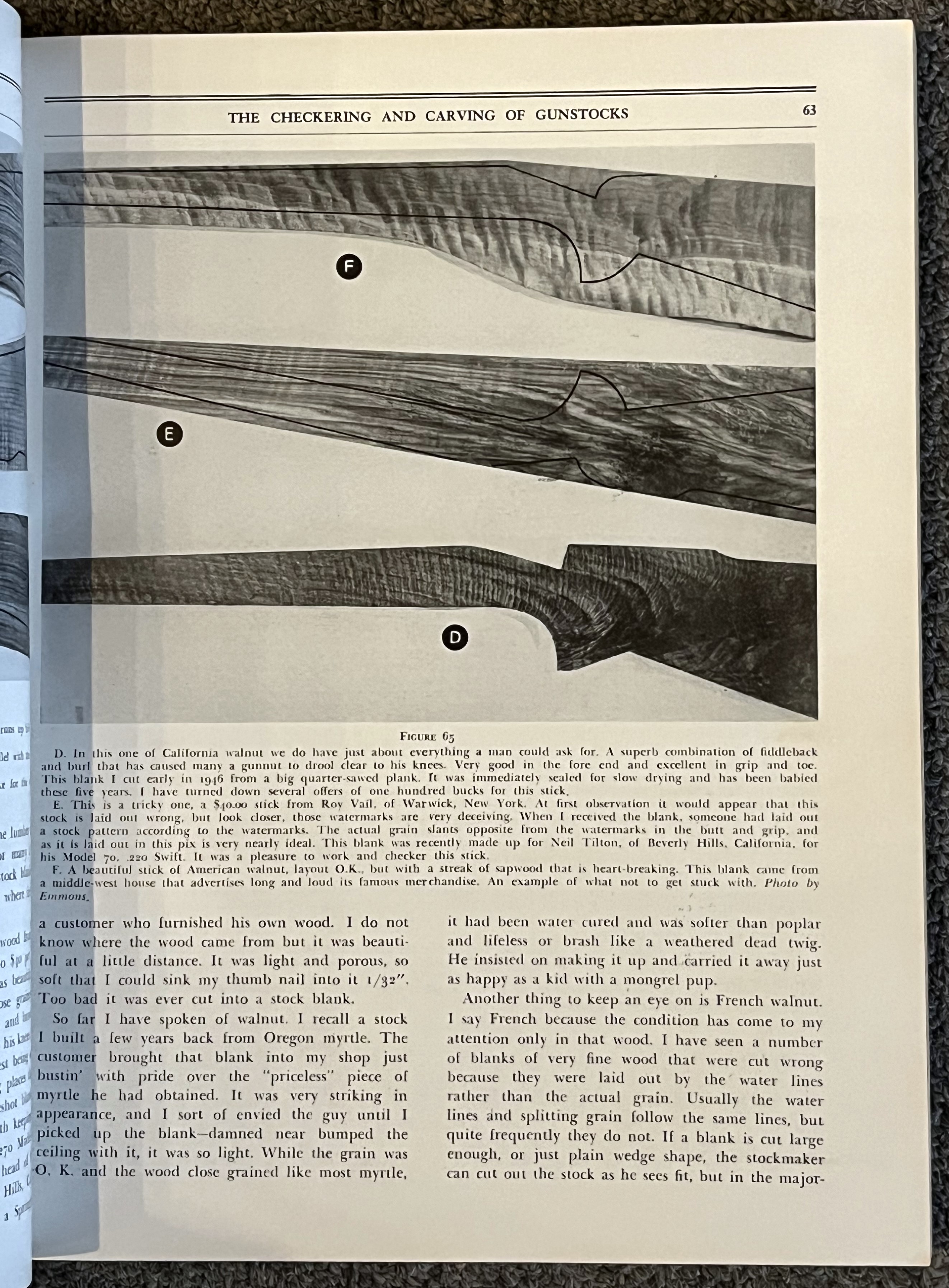 The Checkering and Carving of Gunstocks; Firearms Design and Assembly ...