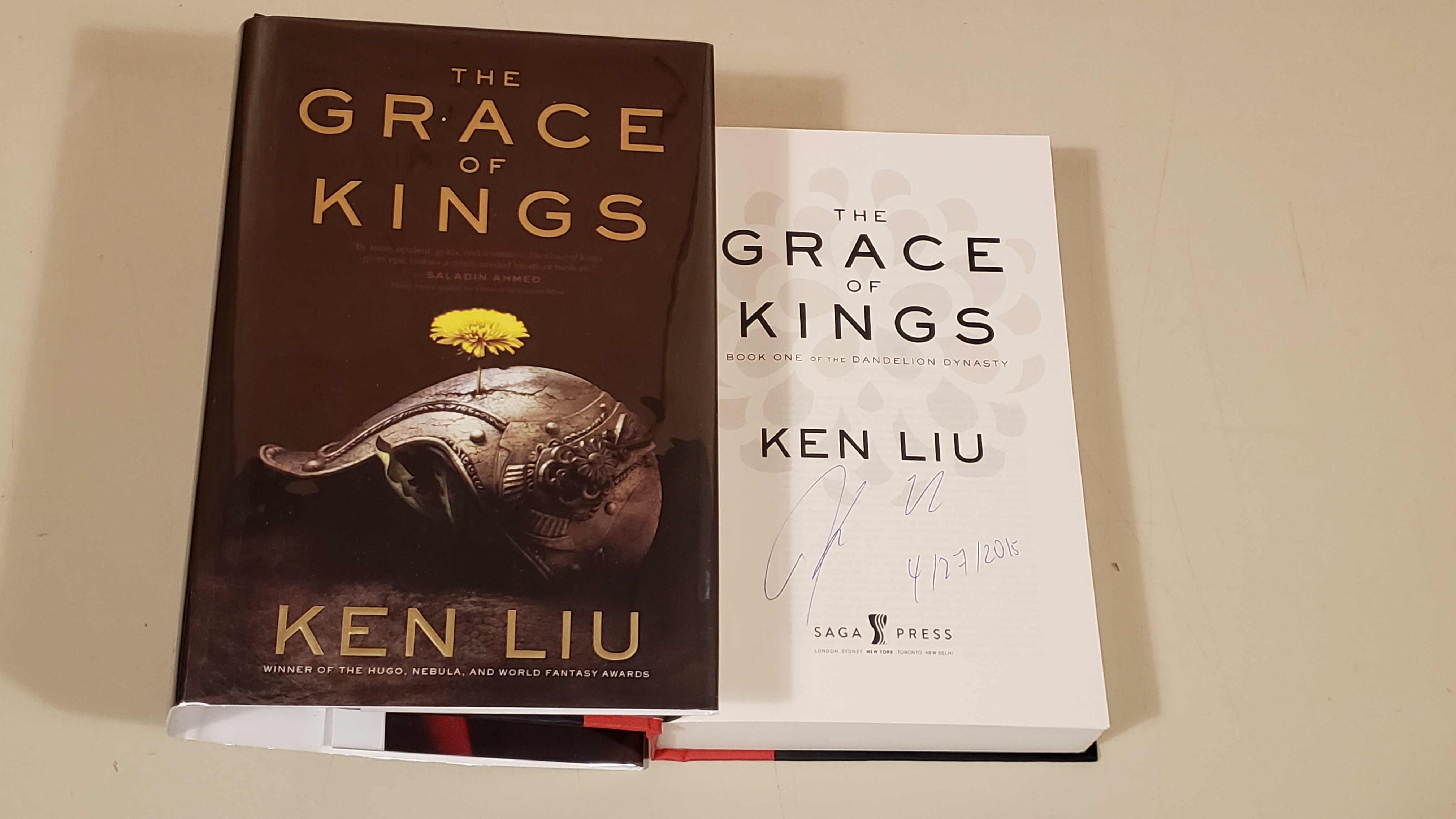 The Grace Of Kings : Signed by Liu, Ken: Fine Hardcover (2015) 1ST ...