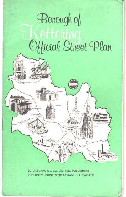 Borough of Kettering Official Street Plan: Good Card Assumed First ...