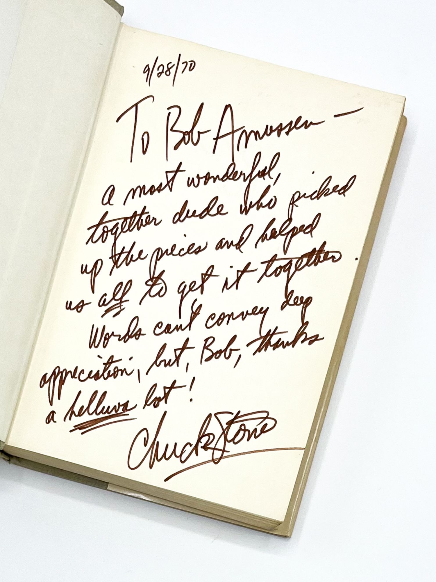 KING STRUT by Stone, Chuck: (1970) First edition., Signed by Author(s ...