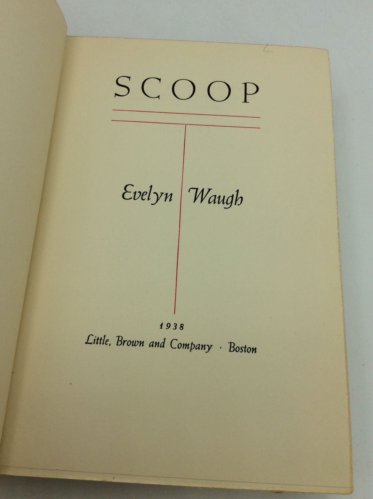 SCOOP by Evelyn Waugh: Very Good Hardcover (1938) First American ...