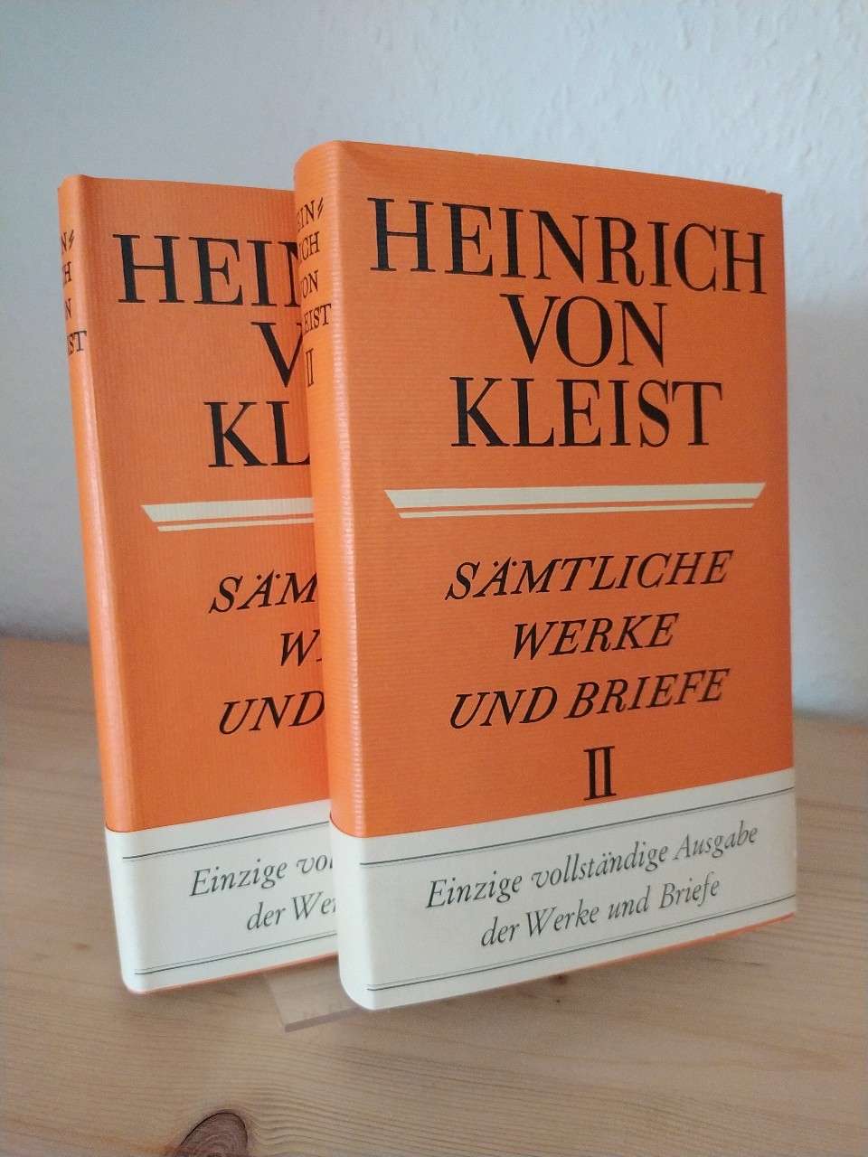 Heinrich von Kleist. Sämtliche Werke und Briefe. 2 Bände. Herausgegeben ...