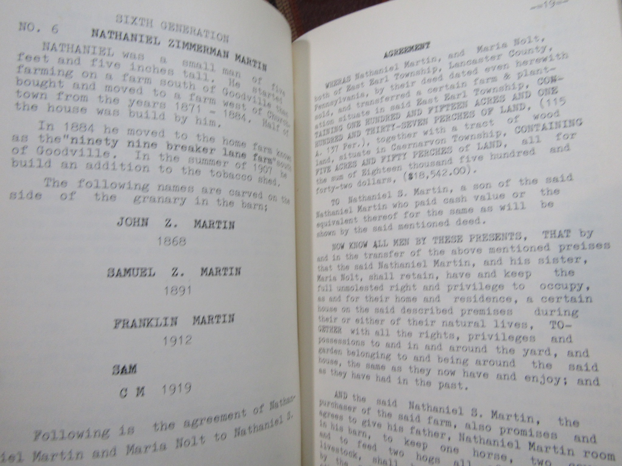 Family History of Nathaniel Z. Martin 1841-1971 by Martin, Mr. & Mrs ...