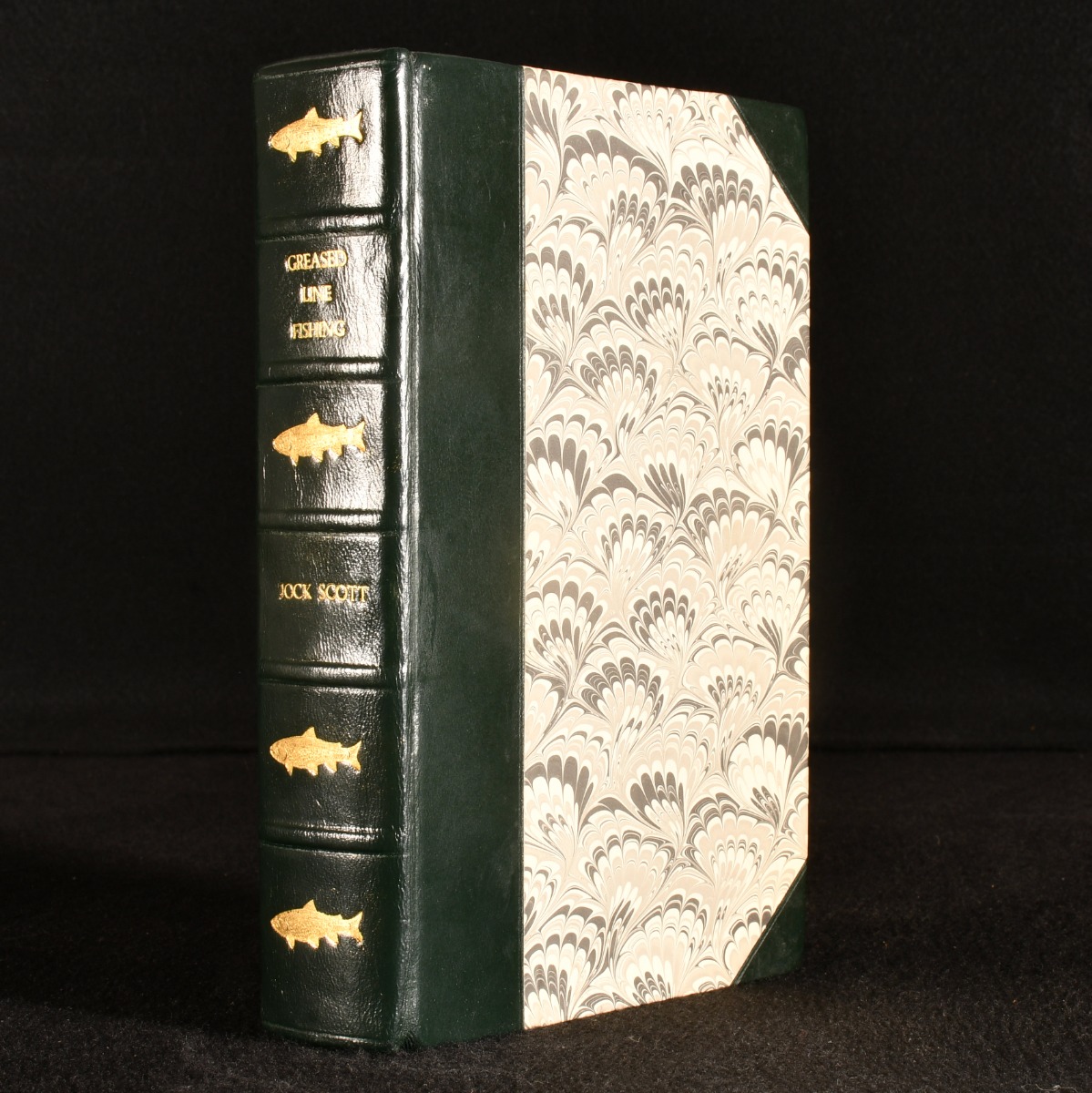 Greased Line Fishing for Salmon by Jock Scott: Near Fine Leather (1935 ...