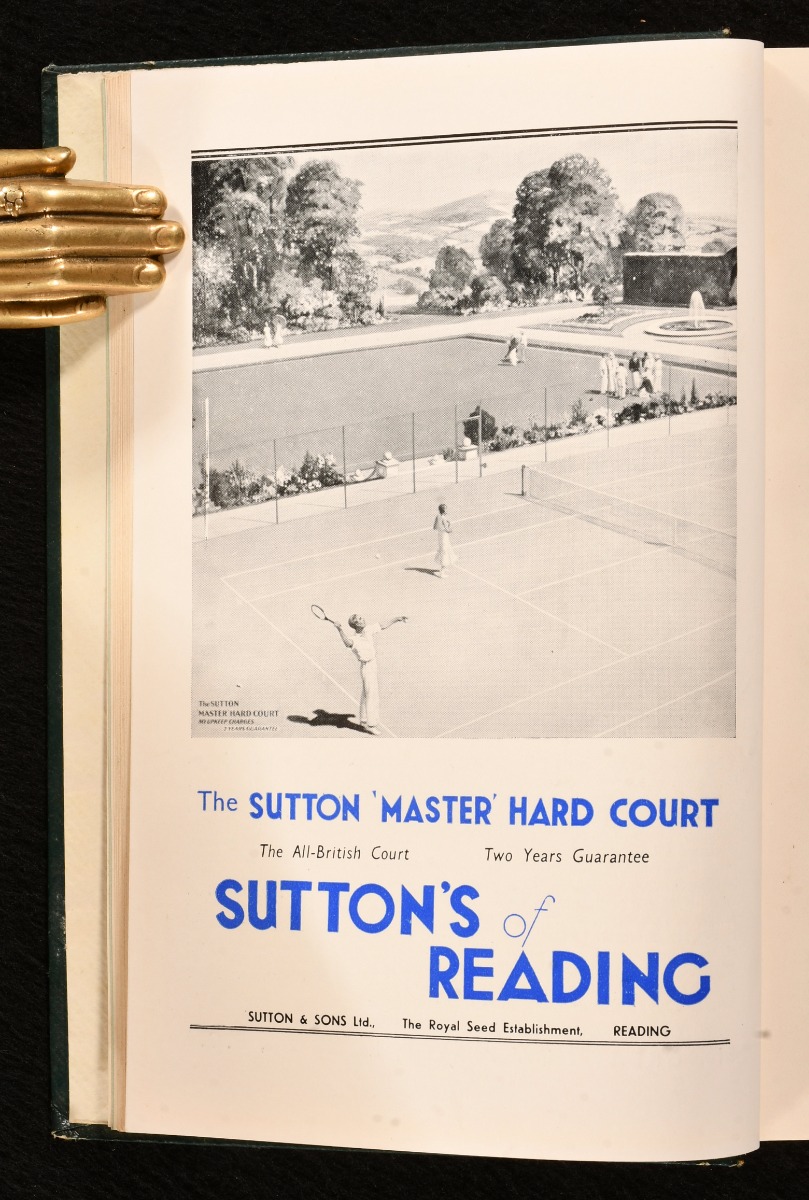 Lowe's Lawn Tennis Annual and Compendium for 1936 by Sir F. Gordon Lowe ...