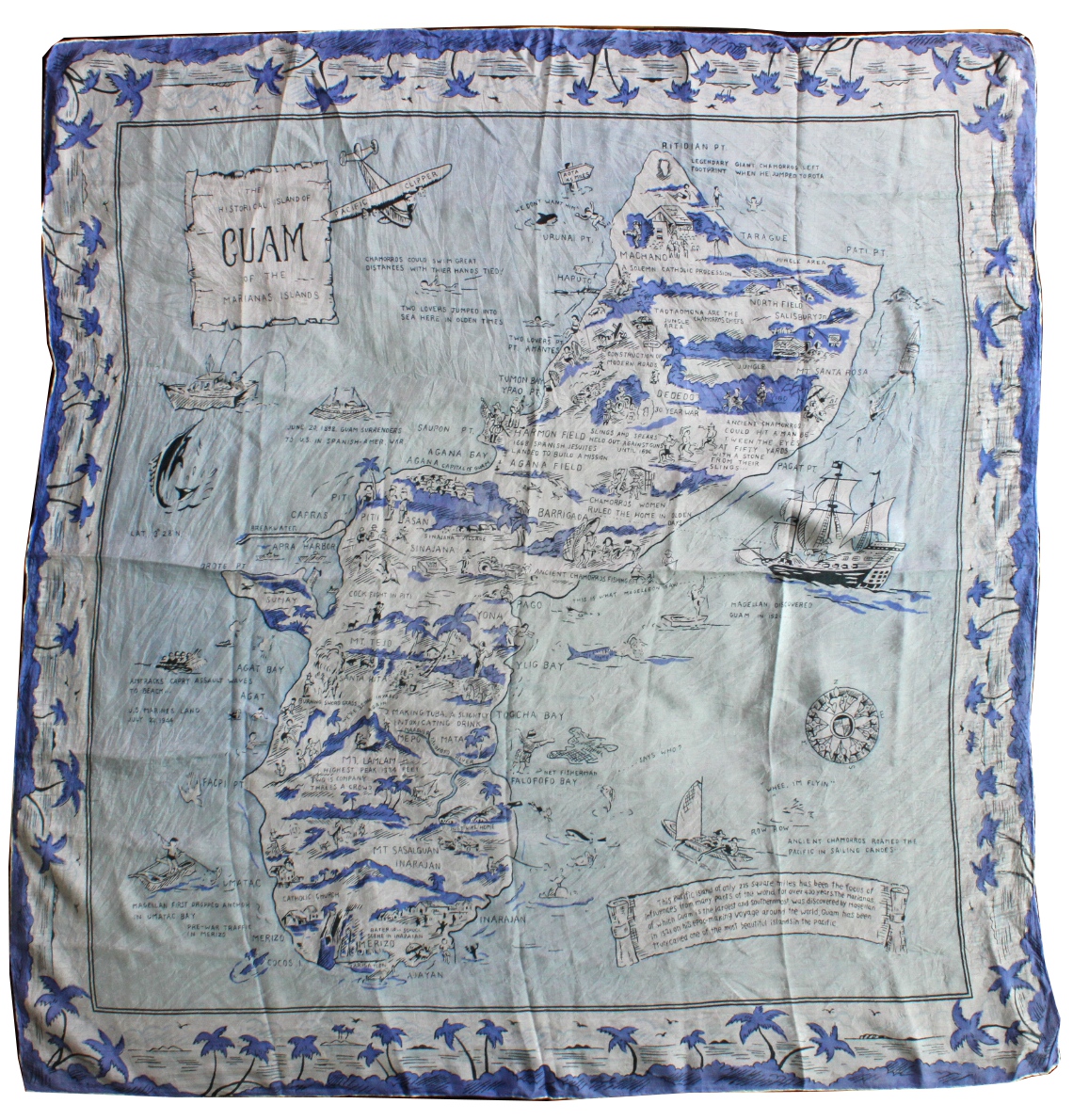 The Historical Island of Guam of the Marianas Islands: Very good (1950 ...